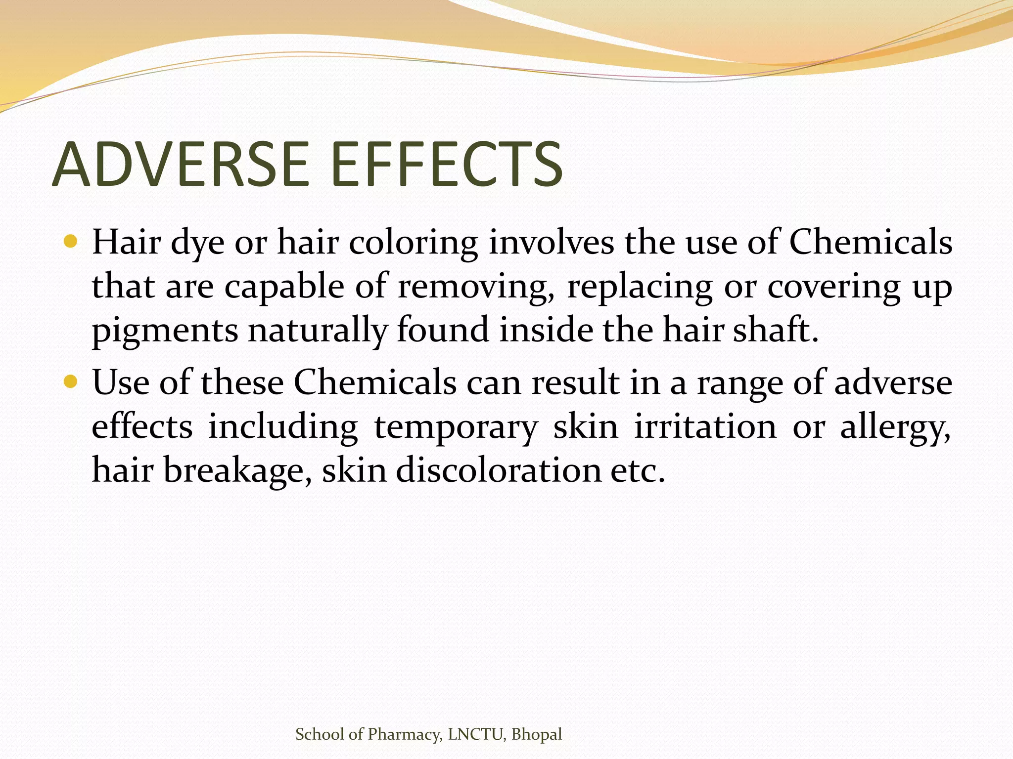 Chemistry and formulation of para phenylene diamine based hair dye | PPTX