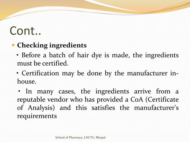 Chemistry and formulation of para phenylene diamine based hair dye ...