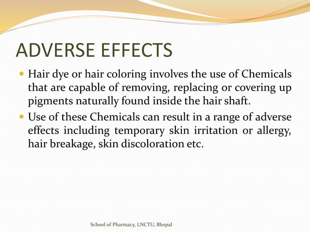 Chemistry and formulation of para phenylene diamine based hair dye ...