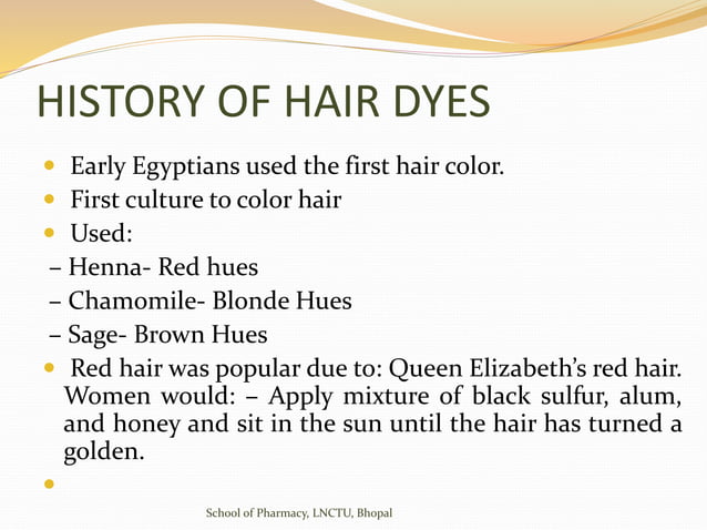 Chemistry and formulation of para phenylene diamine based hair dye ...