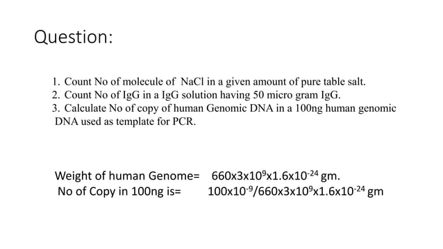 Chemistry and mathematics for biologists | PPTX