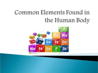 Chemistry and the Human Body. ppt. | PPT