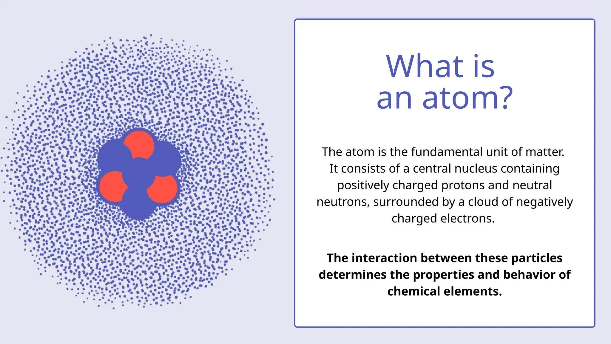 Chemistry Atomic structure Presentation in Lavander red blue illustrative style .pptx