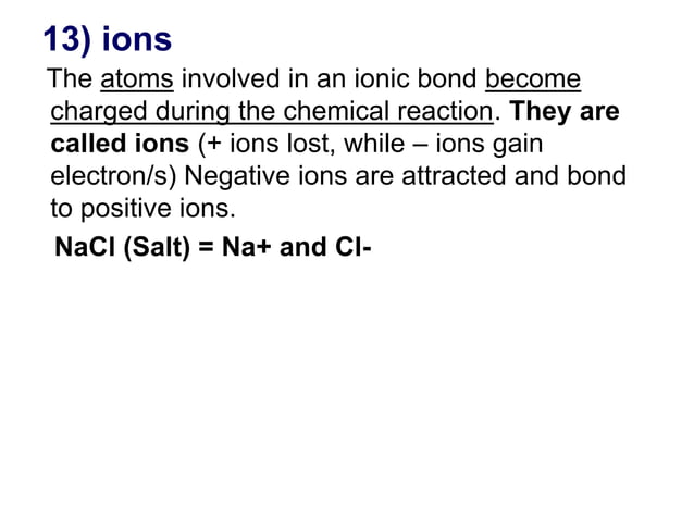Chemistry basics.ppt showing atom, ions, solution concepts | PPT