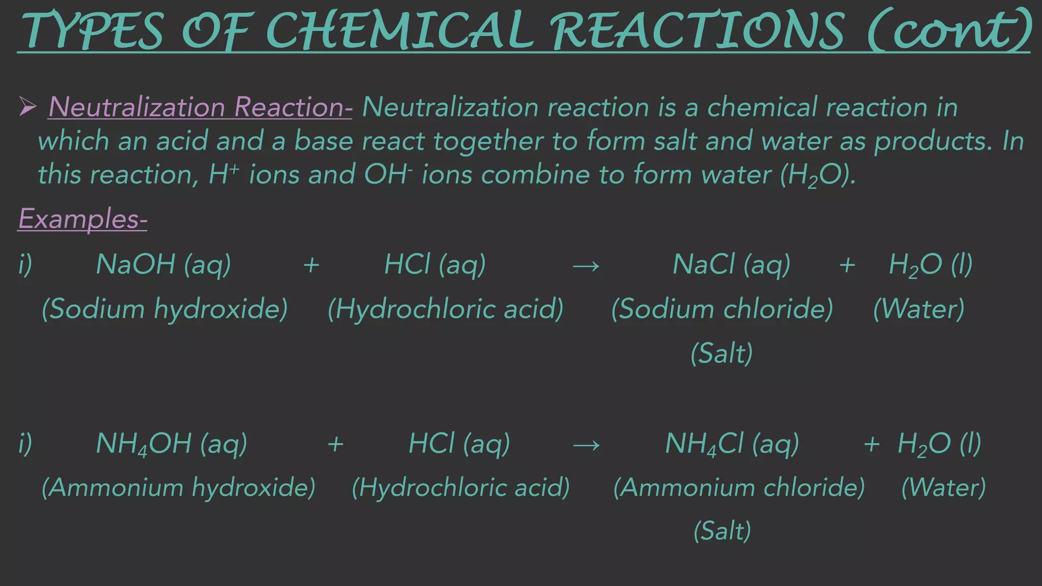 CBSE CLASS 10 CHEMISTRY CHAPTER 1 CHEMICAL REACTIONS AND EQUATIONS PART ...