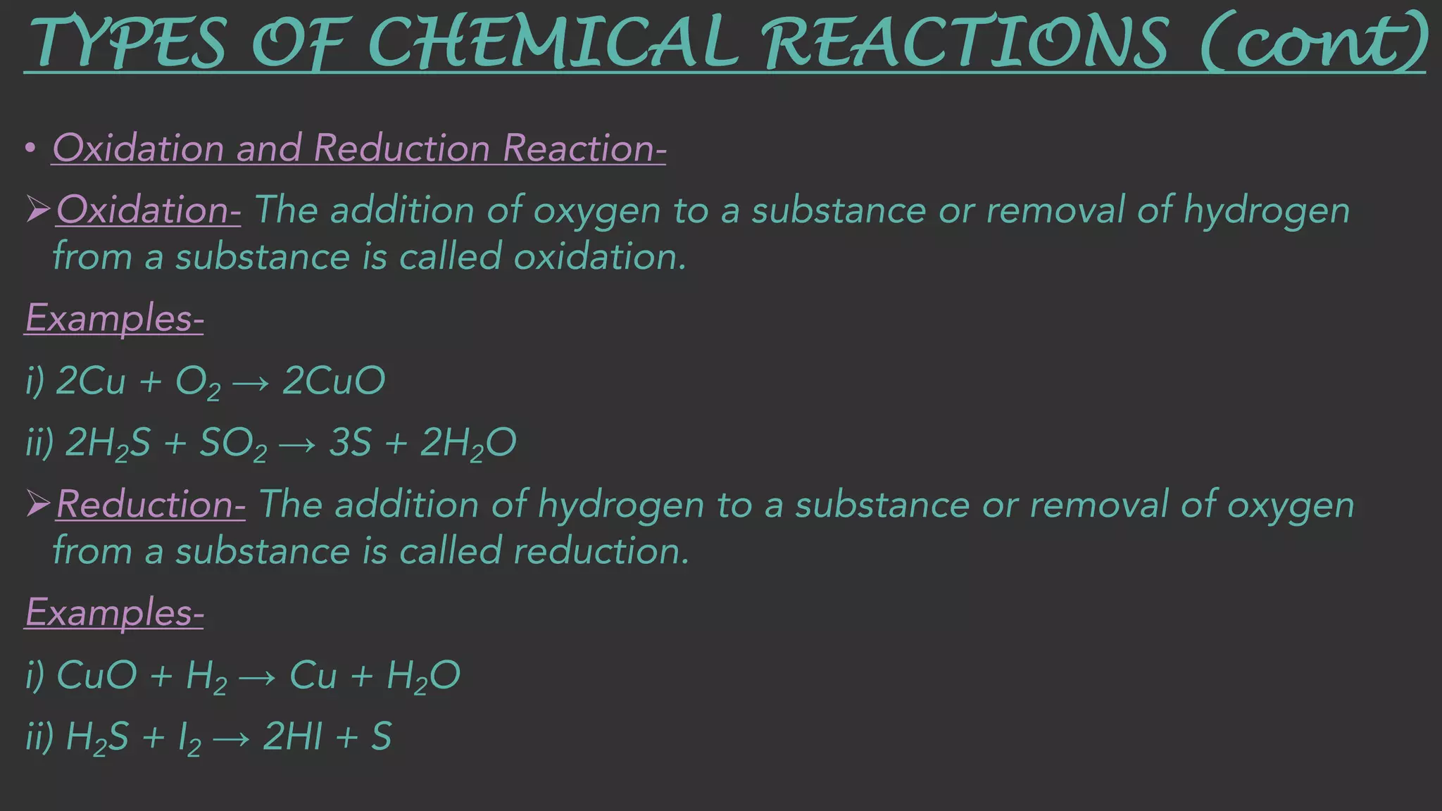 CBSE CLASS 10 CHEMISTRY CHAPTER 1 CHEMICAL REACTIONS AND EQUATIONS PART ...