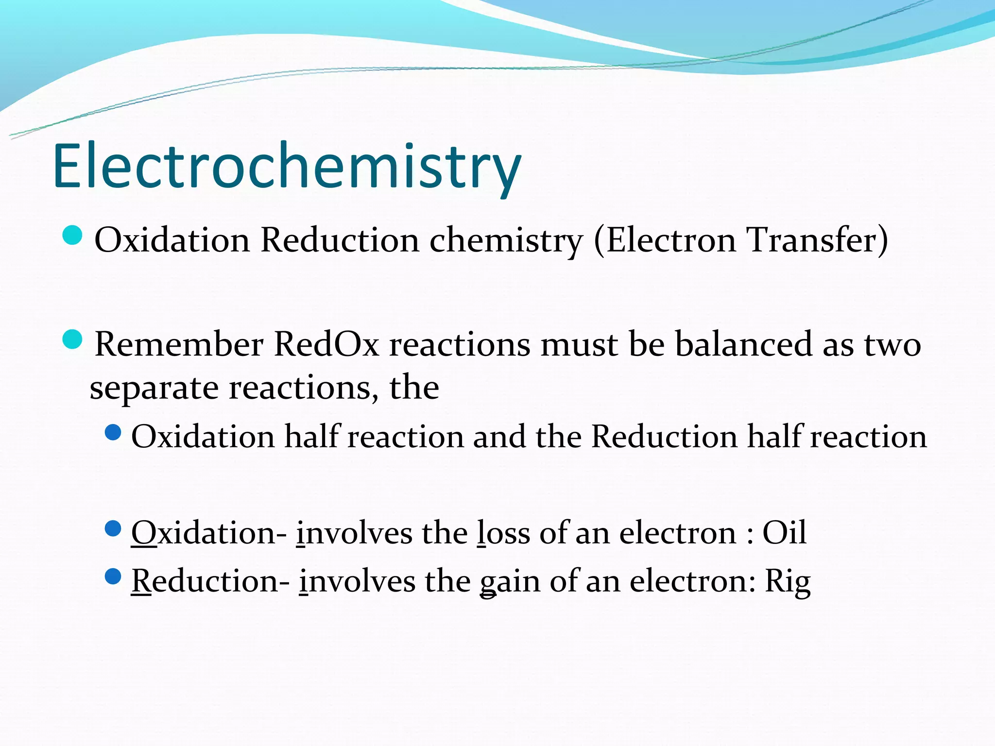 Chemistry chapter 21 | PPT
