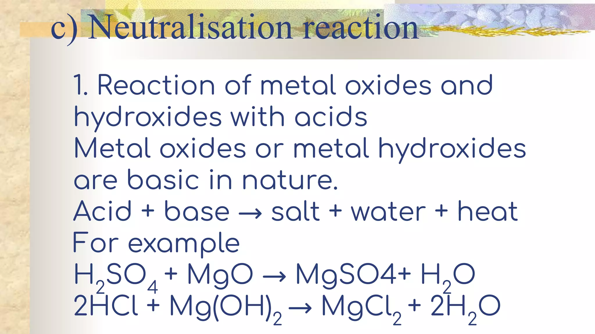 Chemistry class 10 chapter 2 acid,bases and salts | PDF