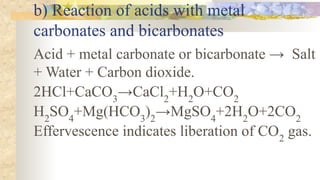 Chemistry class 10 chapter 2 acid,bases and salts | PDF