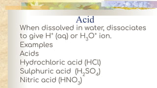 Chemistry class 10 chapter 2 acid,bases and salts | PDF