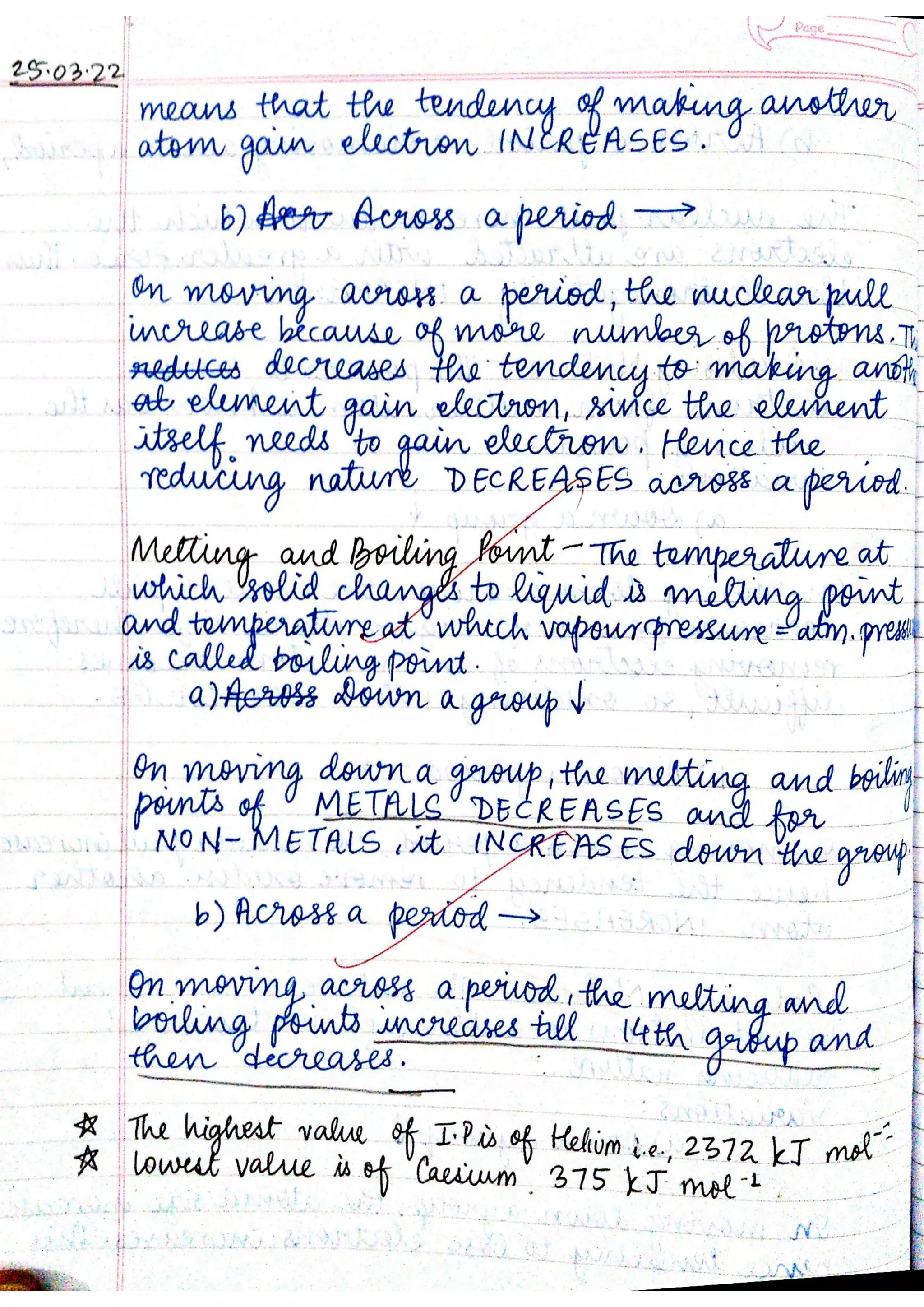 ICSE Chemistry Class X Handwritten Notes | PDF