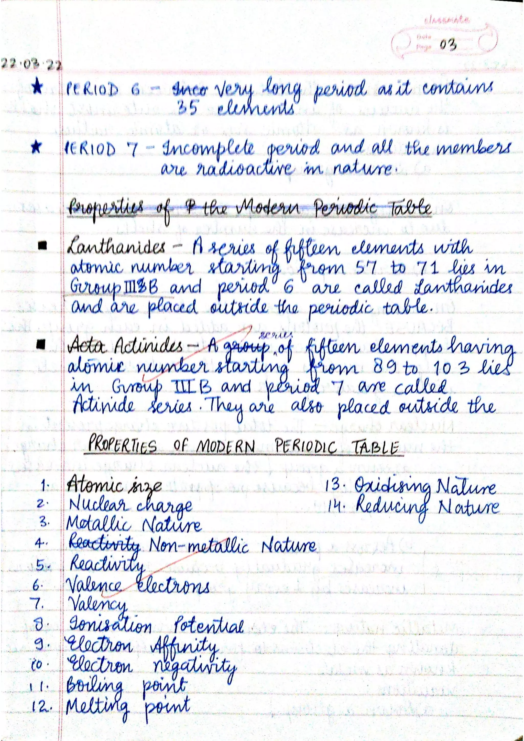 ICSE Chemistry Class X Handwritten Notes | PDF