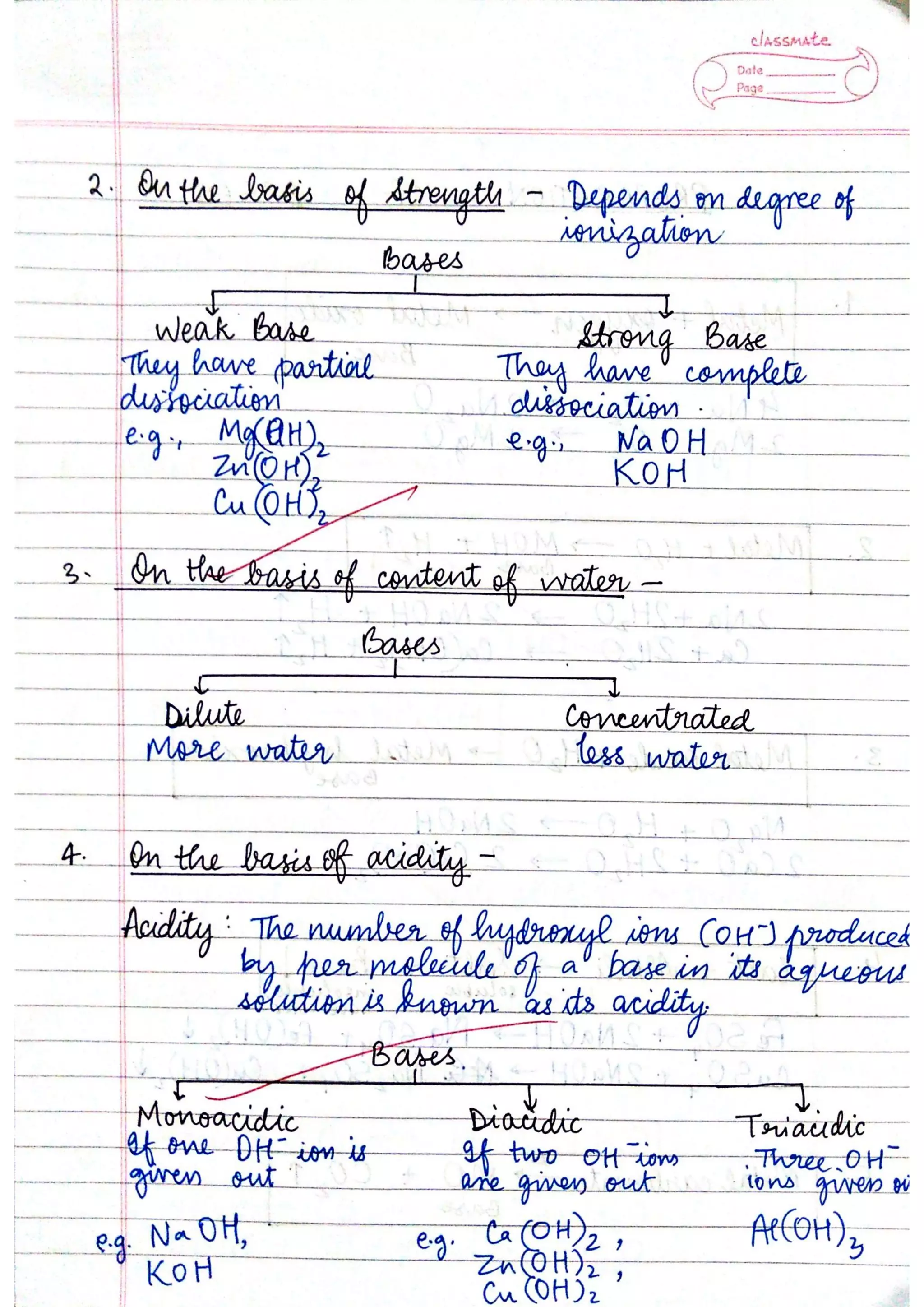 ICSE Chemistry Class X Handwritten Notes | PDF