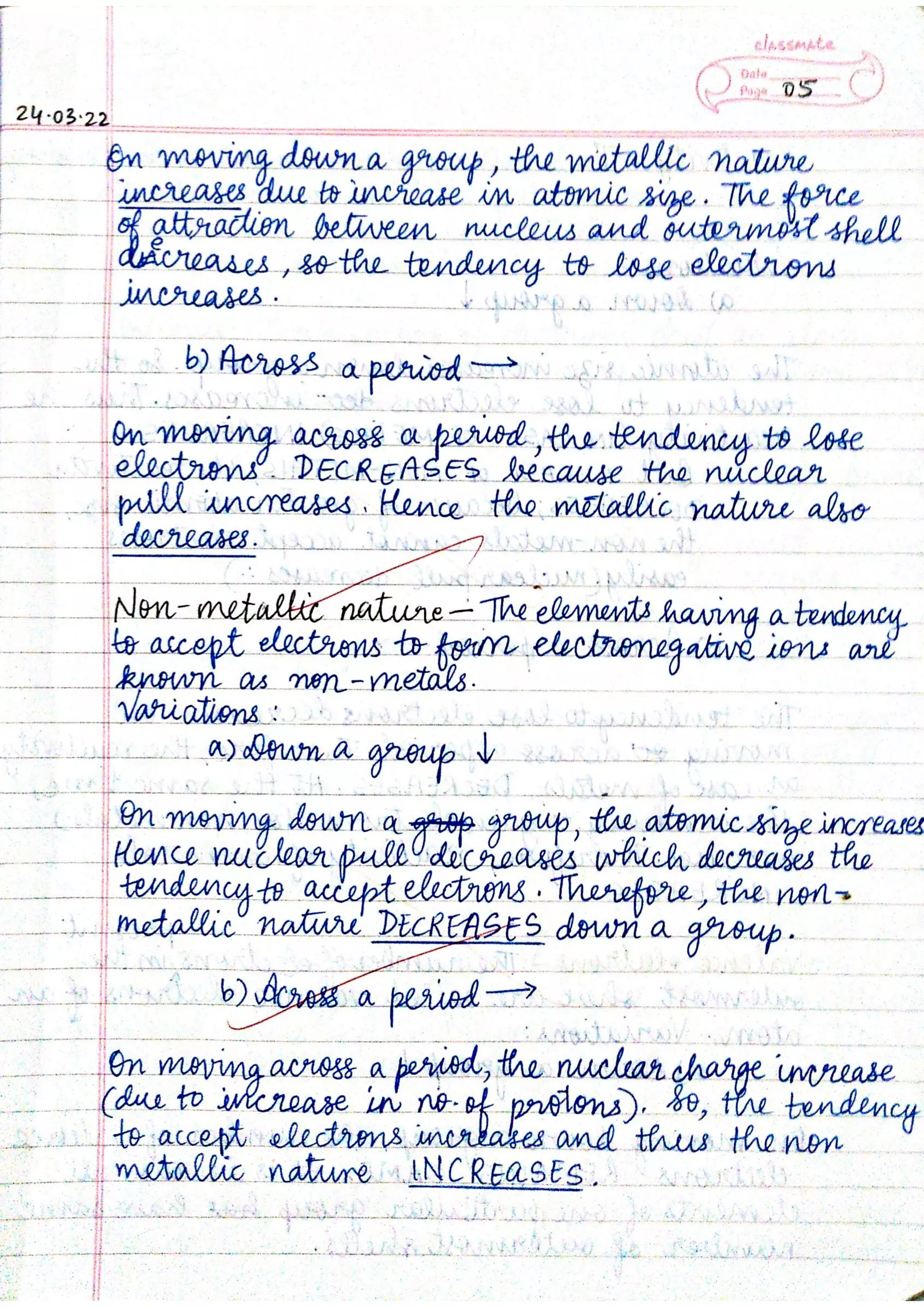 ICSE Chemistry Class X Handwritten Notes | PDF