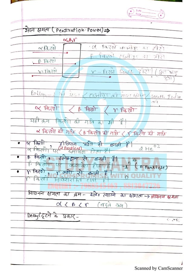 Chemistry Classnotes Pdf