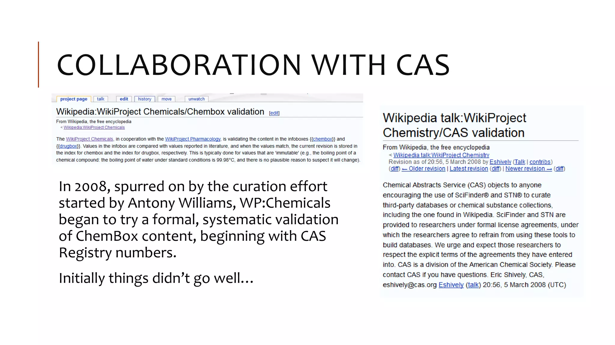 Chemistry collaborations on wikipedia | PPTX