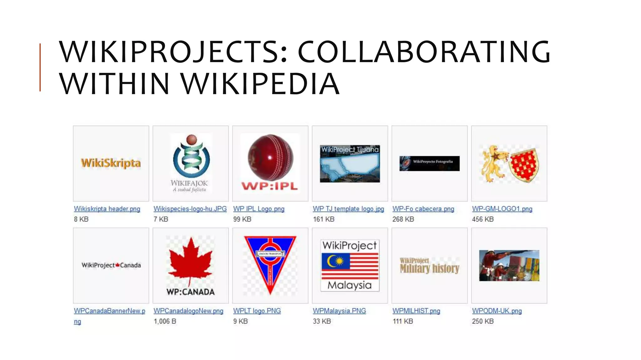 Chemistry collaborations on wikipedia | PPTX