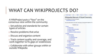 Chemistry collaborations on wikipedia | PPTX