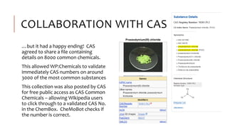 Chemistry collaborations on wikipedia | PPTX