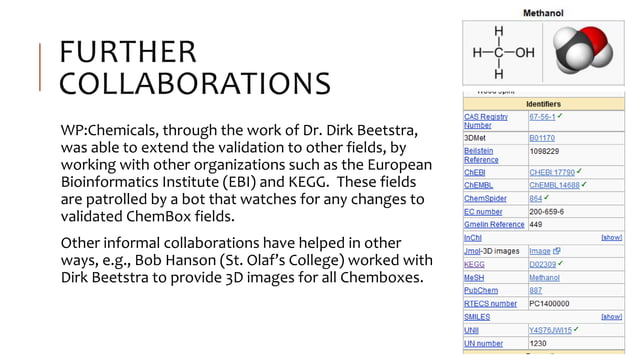 Chemistry collaborations on wikipedia | PPTX