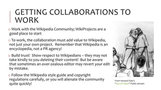 Chemistry collaborations on wikipedia | PPTX