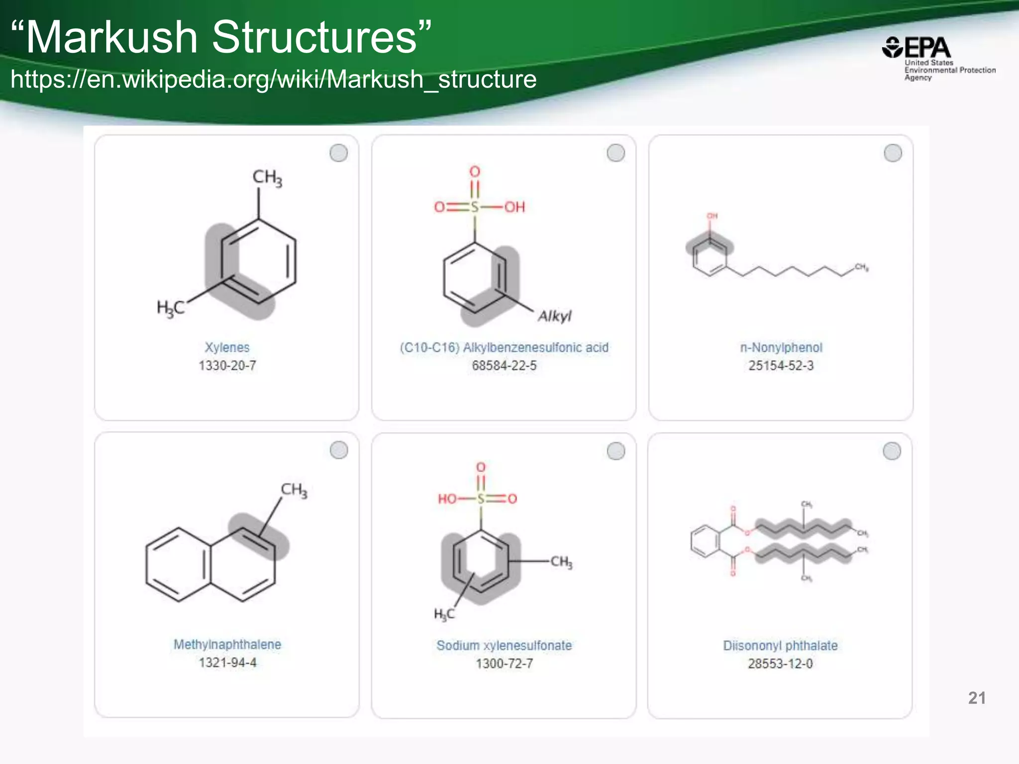 US EPA CompTox Chemistry Dashboard as a source of data to fill data ...