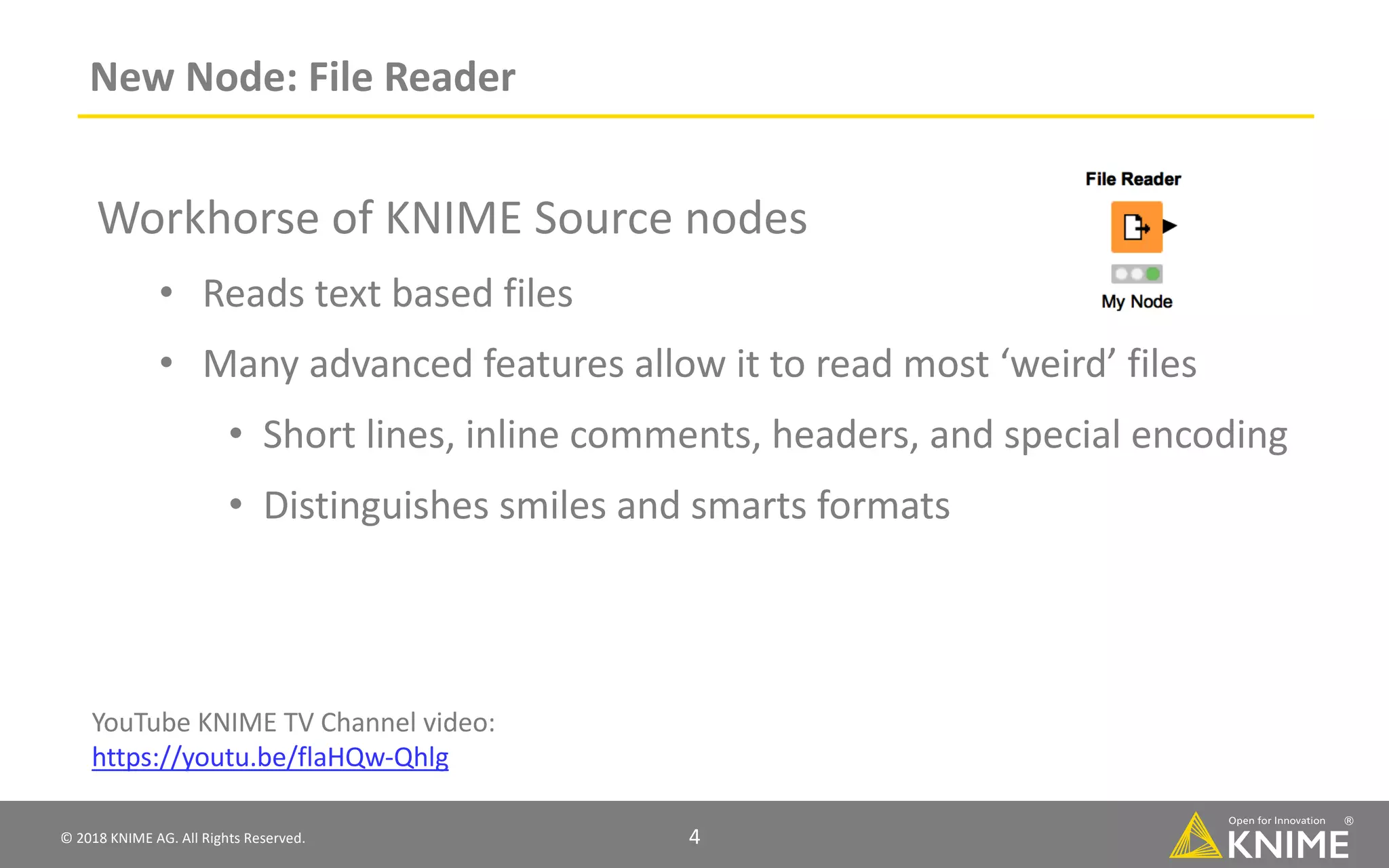 Chemistry Data Basics with KNIME Analytics Platform | PPT