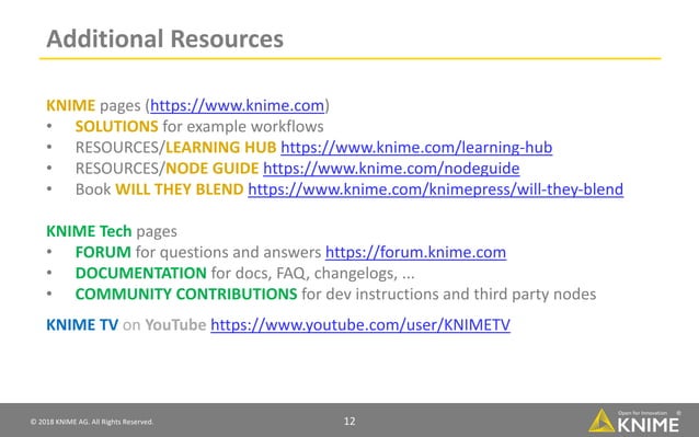 Chemistry Data Basics With Knime Analytics Platform Ppt