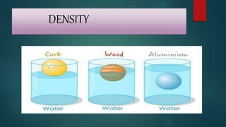 Explanation about the concept Density... | PPT