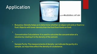 Explanation about the concept Density... | PPTX