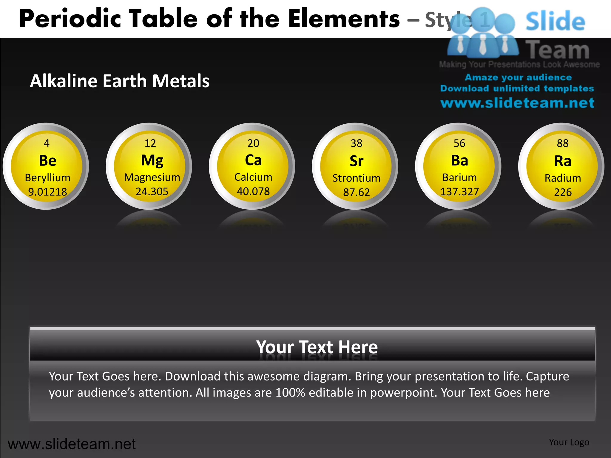 Chemistry elements periodic table design 1 powerpoint ppt templates ...