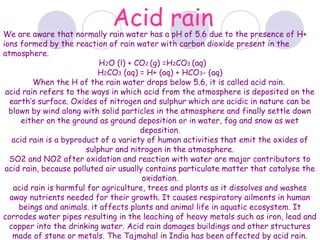 Chemistry environmental chemistry | PPT