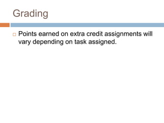 Chemistry extra credit blog | PPTX