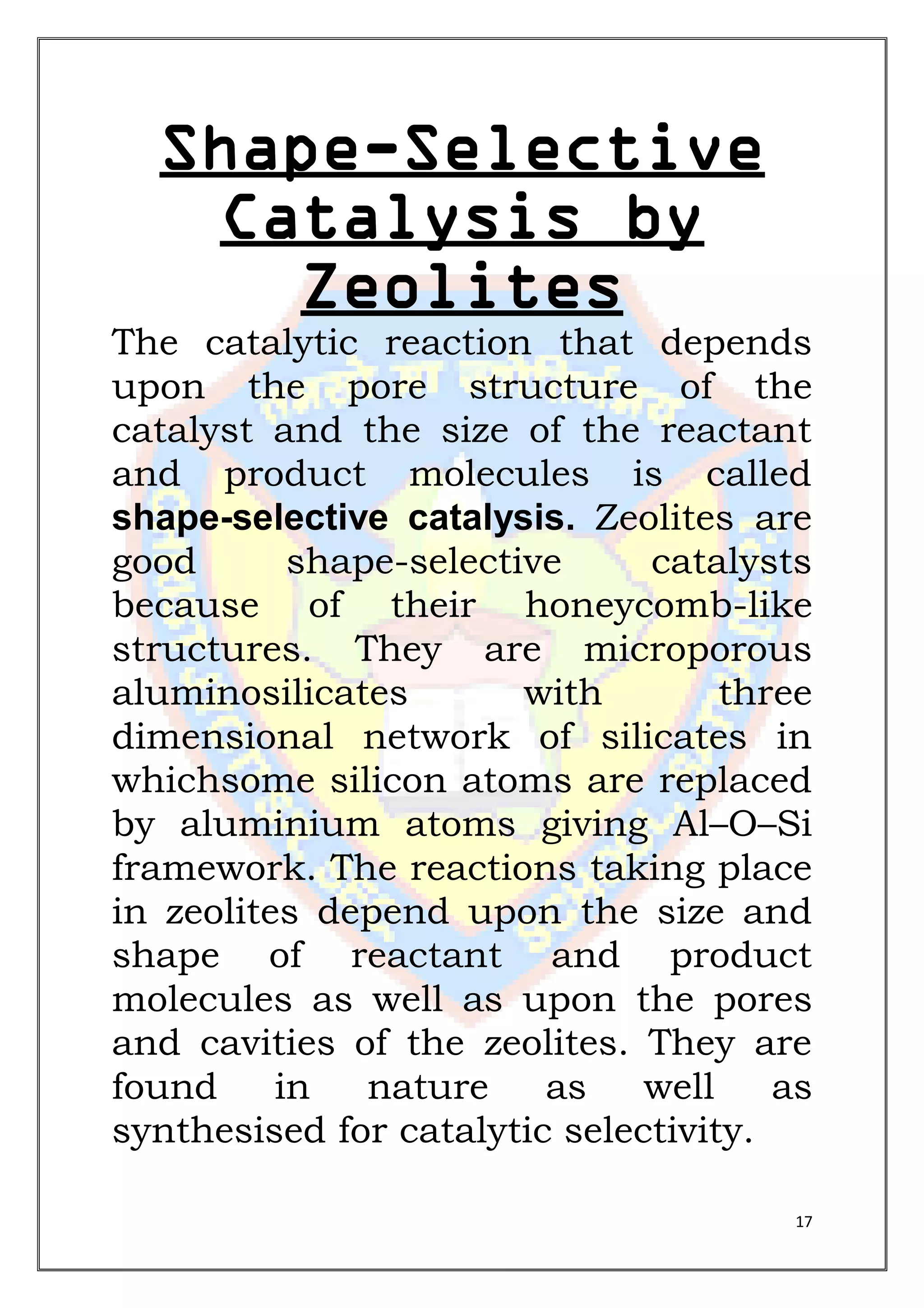 Catalysis Chemistry Project | PDF