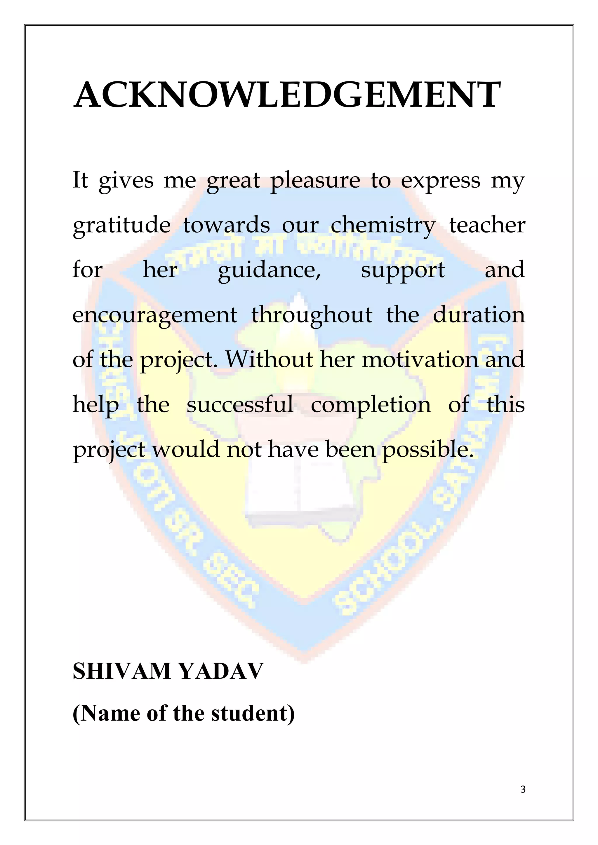 Catalysis Chemistry Project | PDF