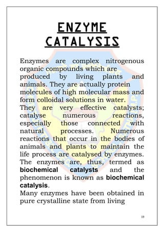 Catalysis Chemistry Project | PDF