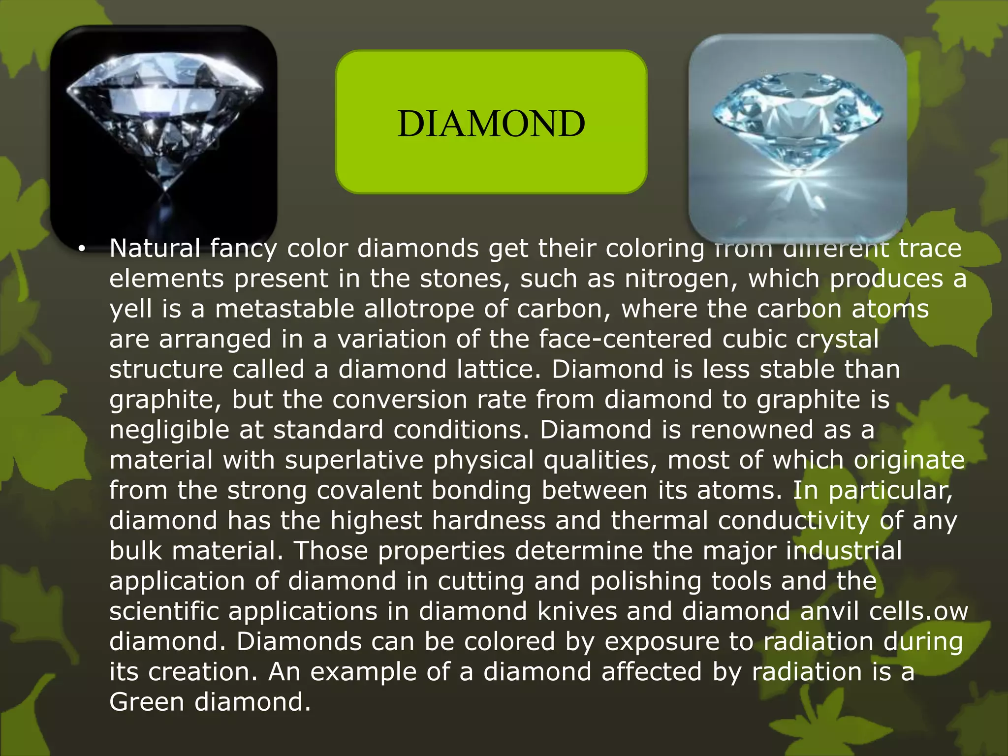 Chemistry form 4 gemstone | PPTX