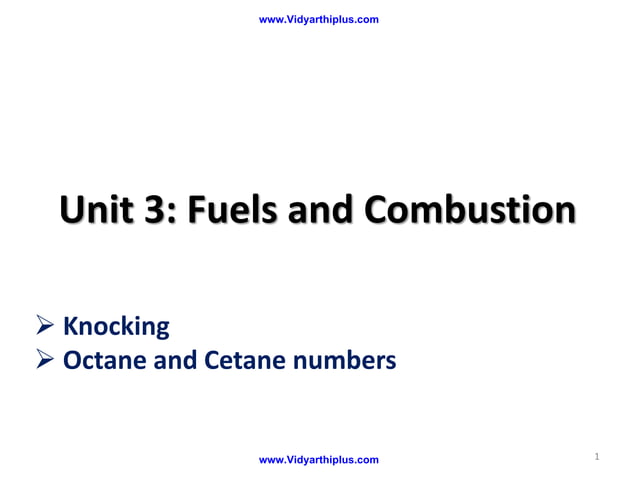 Chemistry fuels and combustion | PDF