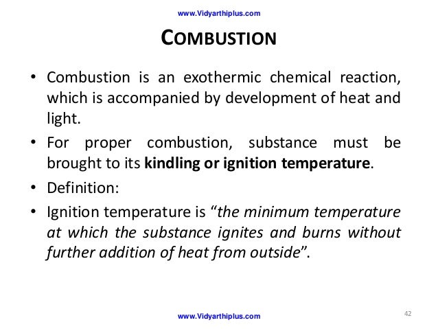 Combustion Reaction Definition