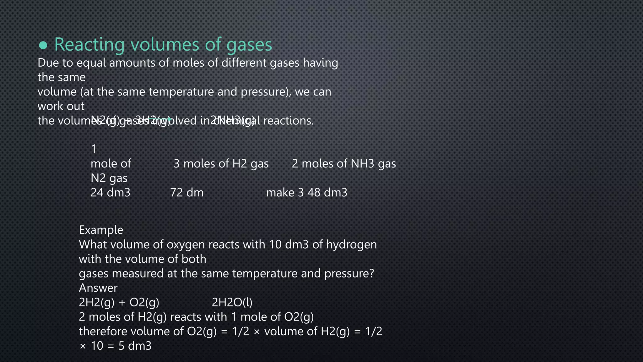 chemistry GCSE chapter 4 stoichiometry/Quantitative chemistry part 2.pptx | Chemistry | Science