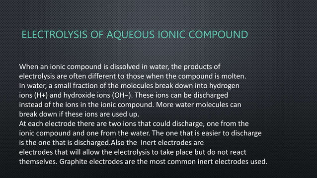 chemistry GCSE chapter 5 Electrochemistry.pptx