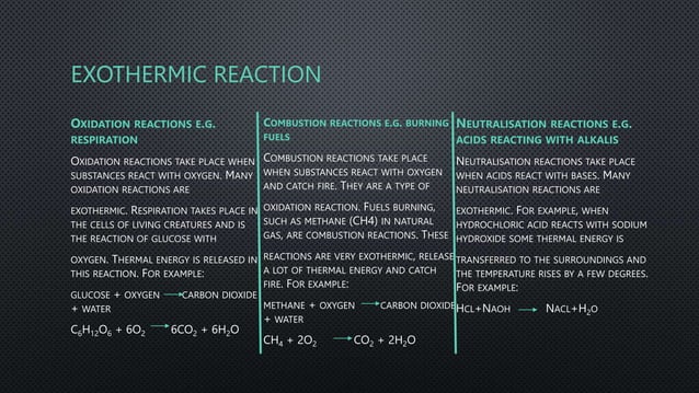 chemistry GCSE chapter 6 Chemical Energetics.pptx | Chemistry | Science