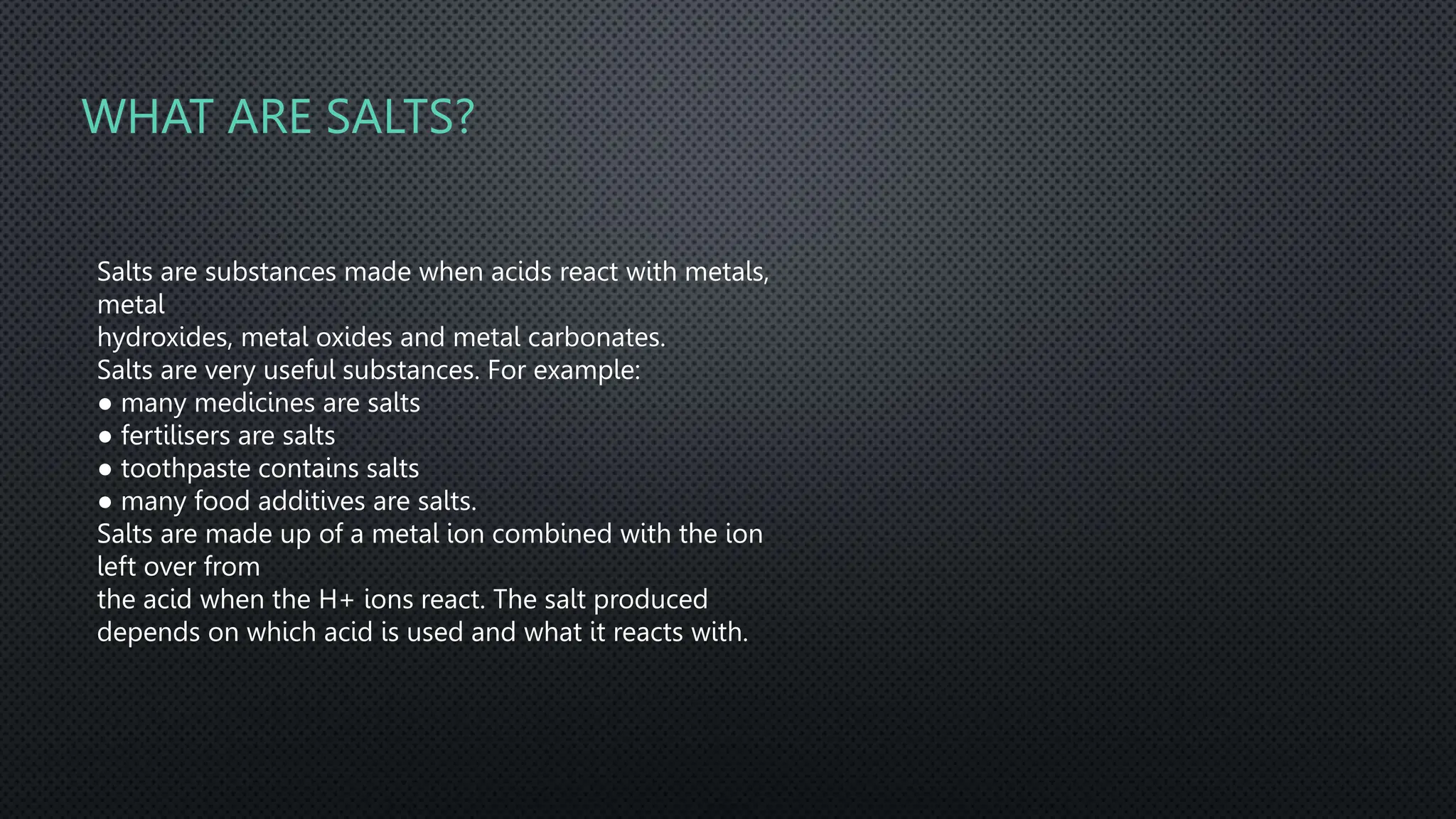 Chemistry GCSE Chapter 8 Acid bases and Salts .pptx