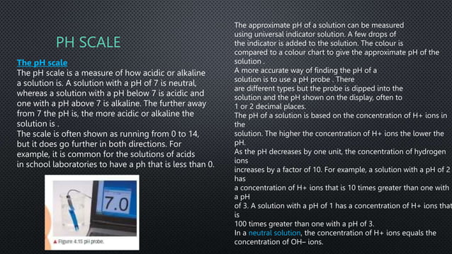 Chemistry GCSE Chapter 8 Acid bases and Salts .pptx | Chemistry | Science
