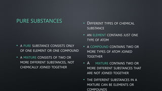 chemistry gcse Particles and Purification.pptx