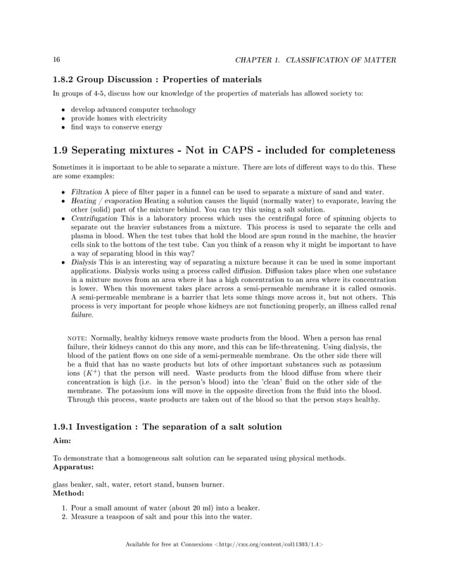 Chemistry grade 10 caps | PDF | Chemistry | Science