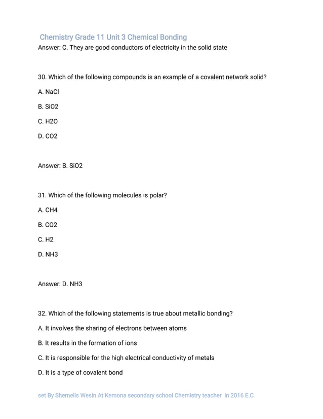 Chemistry_Grade_11_Unit_3_Chemical__Bonding_(1)[1].pdf | Chemistry ...