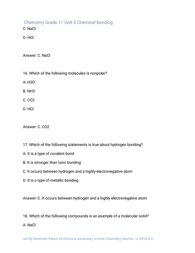 Chemistry_Grade_11_Unit_3_Chemical__Bonding_(1)[1].pdf | Chemistry ...