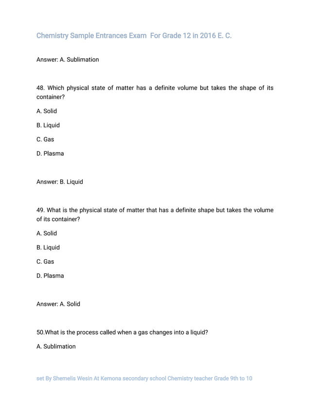 Chemistry Grade 9 Unit 5 chemical bonding | PDF