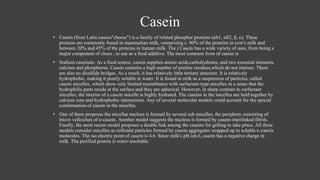 Casein in different samples of milk chemistry project | PPTX